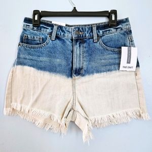 True Craft | Shorts | Nwt True Craft High Rise Halfbleached Fitted Blue ...